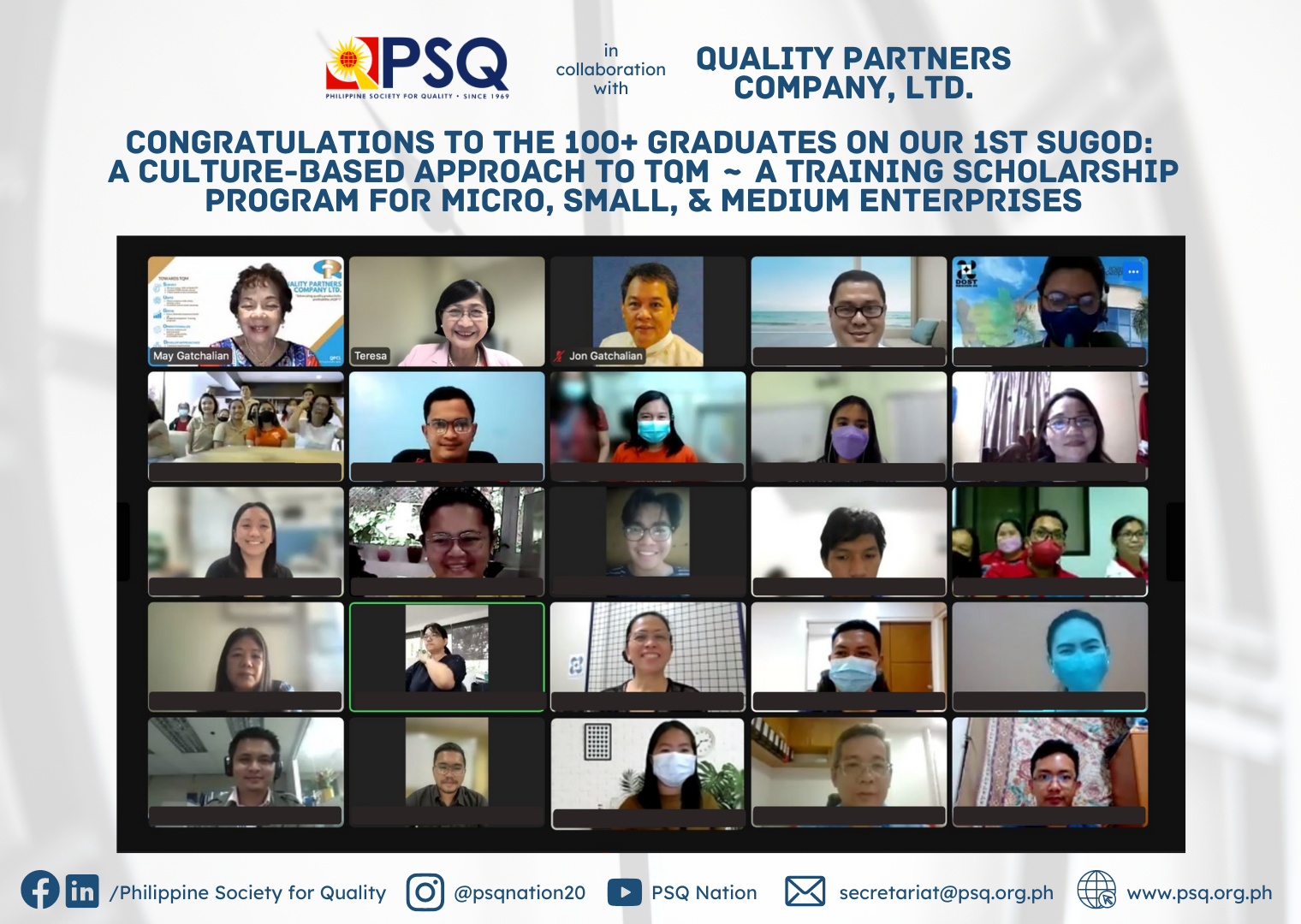 Welcome PSQ Nation – Grow in Excellence with us!