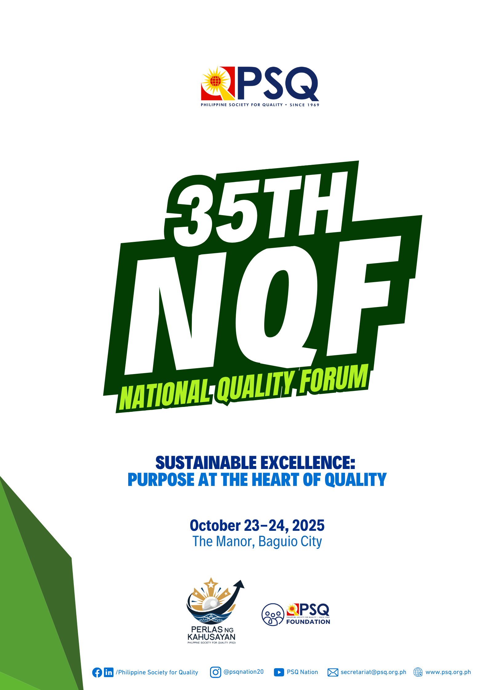 2025 NQF – Welcome PSQ Nation